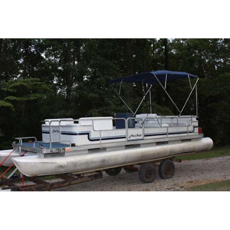 Vortex Pontoon Boat Bimini Top Complete Kit Blue Pontoon Bimini Top 8ft ...