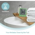 Visualz Shower Clock Waterproof Bathroom Timer – Digital Wall Clock ...