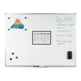 Bi-Silque Ayda Steel Dry Erase Board 18" (1.5 ft) Width x 24" (2 ft ...