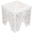 Free Shipping! Northlight Set of 2 Antique White Stackable Side Table ...