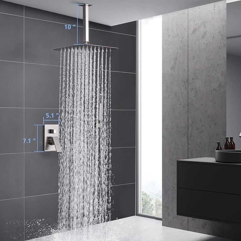 Ceiling Rainfall Shower Head Combos