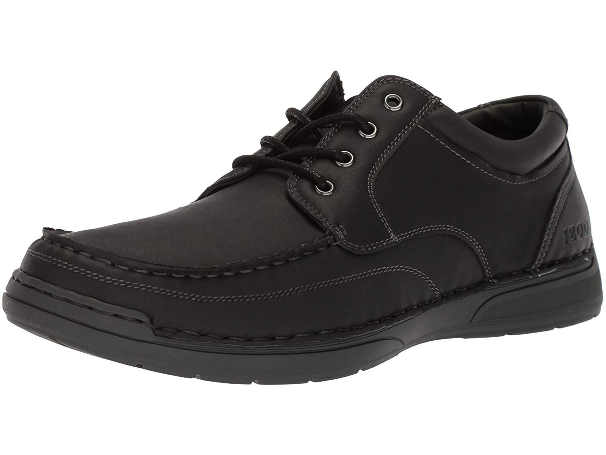 Izod Mens Freeman Leather Closed Toe Boat Shoes - Walmart.com