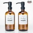 v2croft 36 Soap Labels Waterproof, Minimalist Hand Soap Labels for ...