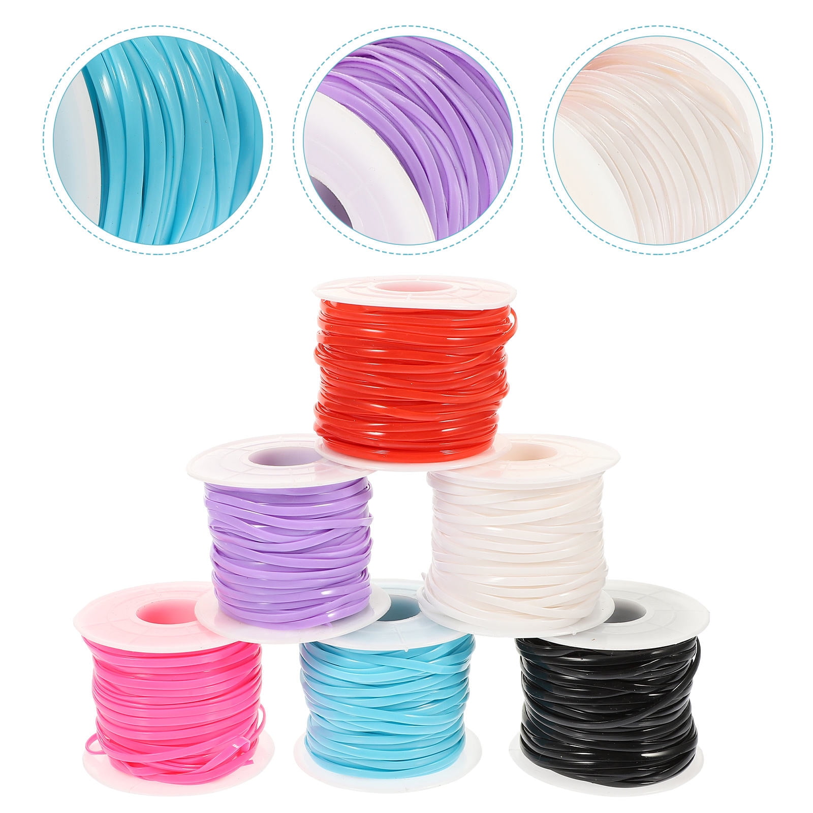 Click here for Brightfufu Assorted Color Pvc Plastic Lacing Cords... prices
