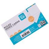 Pen+Gear Ruled Index Cards, 3" x 5", White, 100 Count - Walmart.com