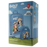 Bluey, Kids Luggage and Backpack Set, 18" Suitcase + 13.75" Backpack ...