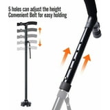 Quad Foldable Adjustable Four Legged Lightweight Safety Walking Stick ...