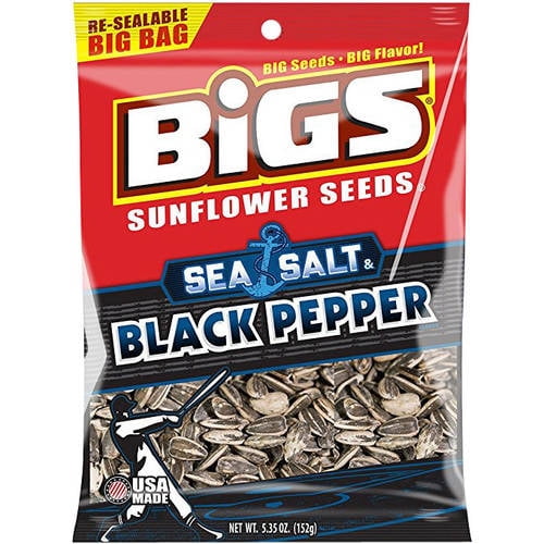 BIGS Sunflower Seeds, (Pack of 12), Multiple Flavors and Bag Sizes ...