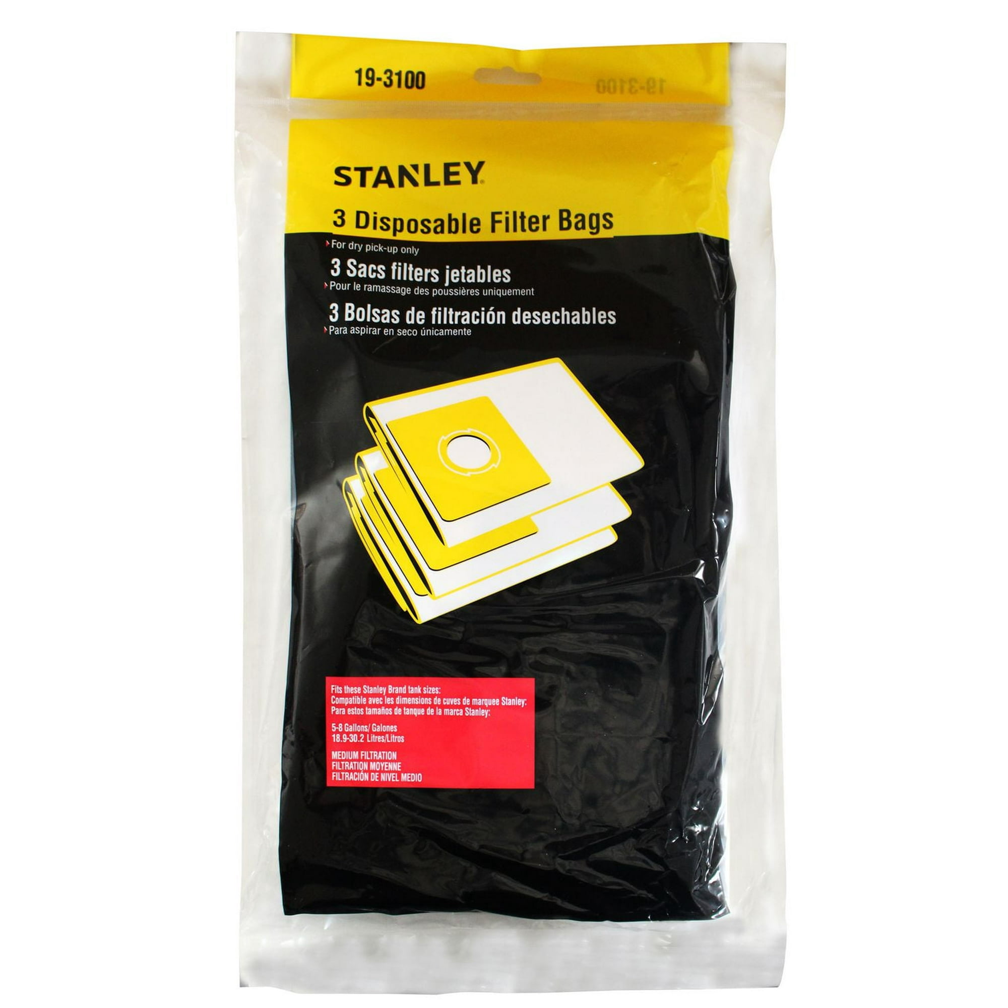 Click here for Stanley 3-Piece Disposable Filter Bags 5 prices