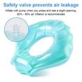 Shell Shaped Inflatable Pool Float Ring, Thickened PVC Swim Tube for ...