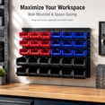 Wall Mount Storage Bins, Garage Parts Organizer, 30-Piece for Garage ...