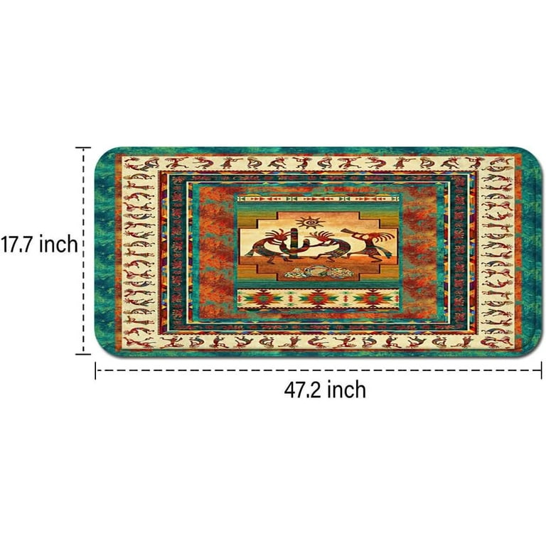 Native American Indian Area Rug Floor Darya Dor Design Rug, Native