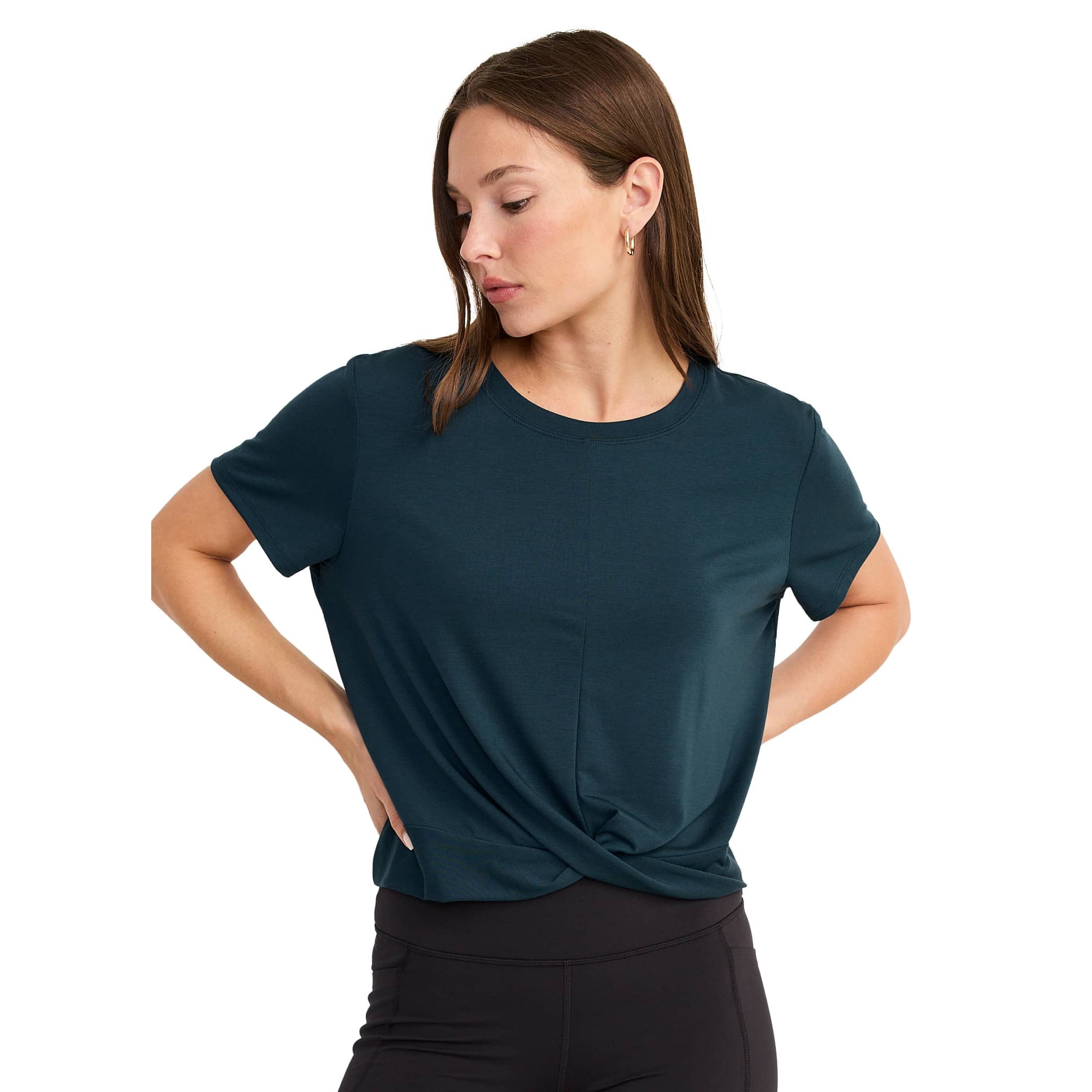 Click here for Jockey Everactive Twist-Front Tee prices