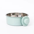 Multiple Sizes & Colors Double Wall Stainless Steel Cage Mounted Pet ...