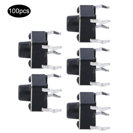 Mini 6 X 6 X 6mm 100pcs Tact Switch, Push Button Switch, Electronic ...