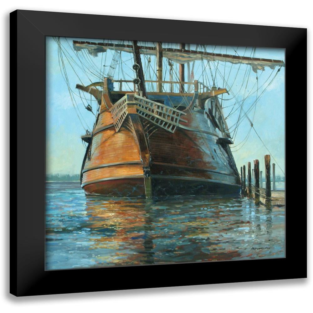 Bansemer, Roger 15x15 Black Modern Framed Museum Art Print Titled - El ...