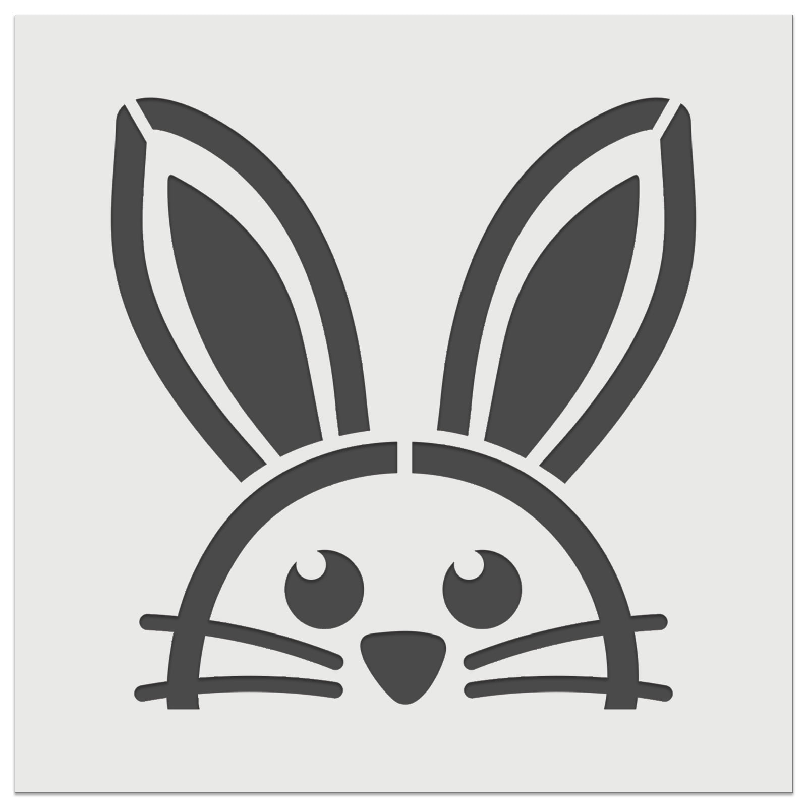 Peeking Bunny Rabbit DIY Cookie Wall Craft Stencil - 5.5 Inch - Walmart.com