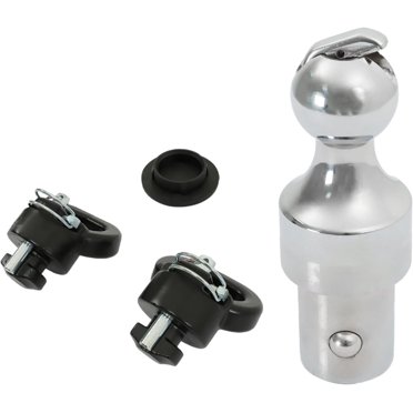 TRIMAX TRZ6AL 6" Premium Aluminum Adjustable Hitch with Dual Hitch Ball ...