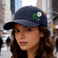 Baseball Cap Breathable Hand Embroidered Flower Design Lightweight ...