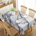 Tablecloth Nordic Style Marble Rectangular Dining Table Coffee Table ...