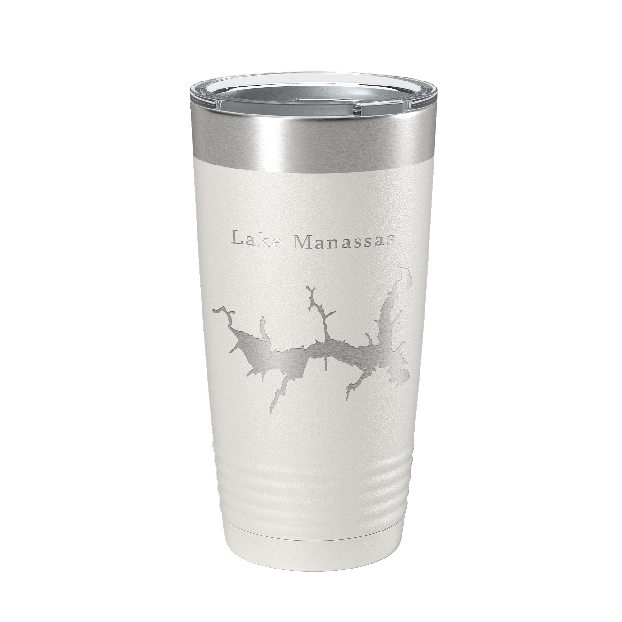 Lake Manassas Map Tumbler Travel Mug Insulated Laser Engraved Coffee ...