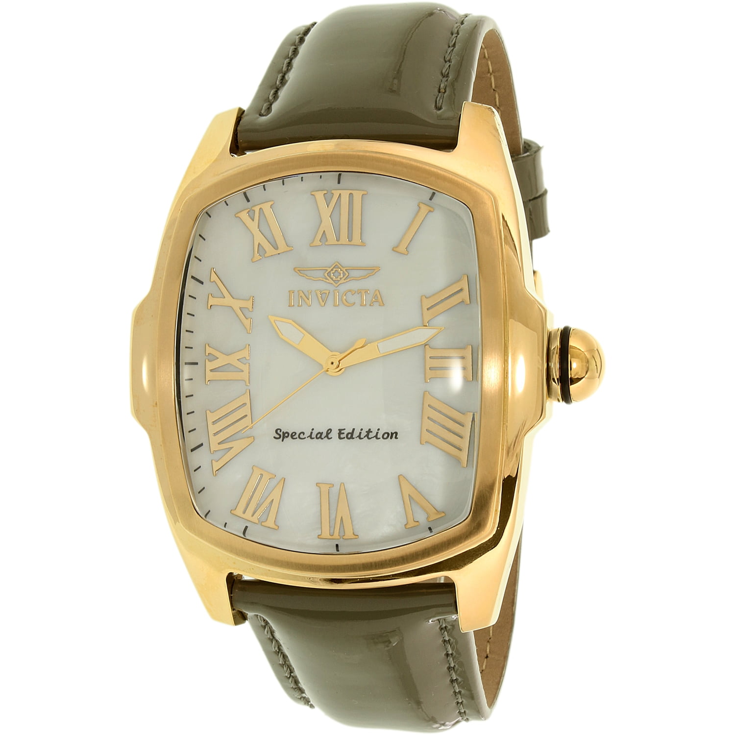 Invicta Men's 20459 Lupah MOP Dial Yellow Gold Steel Interchangeable ...