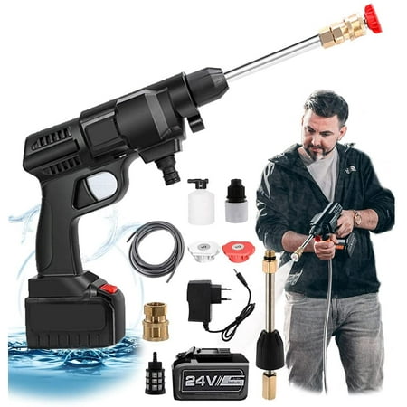24V Portable High Pressure Washer Cordless High Pressure Washer, for ...