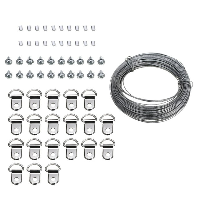 Picture Hanging Picture Frame Hanger with Wire Hooks D Rings Photo ...