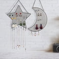 CEORPER Wall Earring Storage Rack Decorative Star Moon Combination ...
