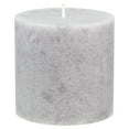 Mainstays Unscented Mottled Pillar Candle 3x3 inch Gray Decorative Home ...