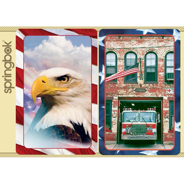 Springbok America the Beautiful Playing Cards Jumbo Print - Walmart.com