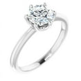 Elise Jewel 2.05 Ct Round Brilliant Cut Lab Created Diamond Engagement ...