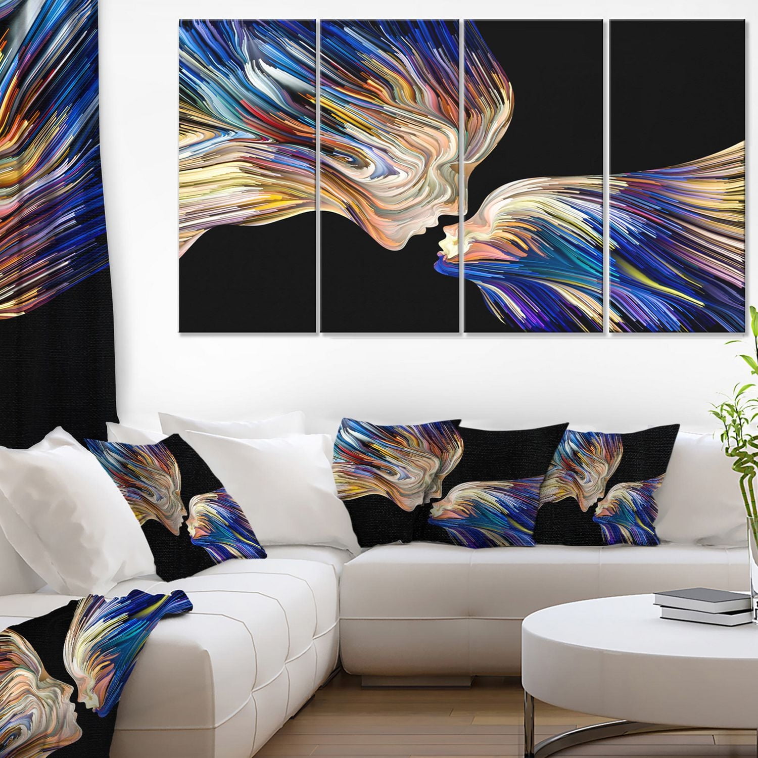 Click here for Designart Design Art Metaphorical Mind Painting Ca... prices