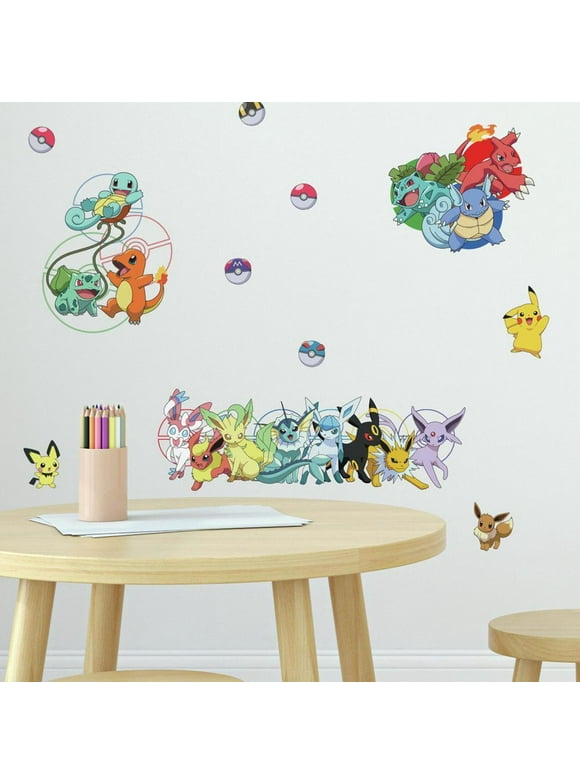 Pokemon Wall Decals in Wall Decals by Theme - Walmart.com