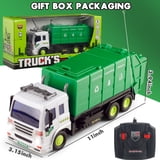 NETNEW Remote Control Garbage Truck Toy, 6 Channel RC Truck with Lights ...