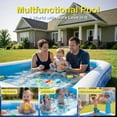 Mibote Inflatable Swimming Pool, 120" x 72" x 24" Blow up Pool for Kids ...