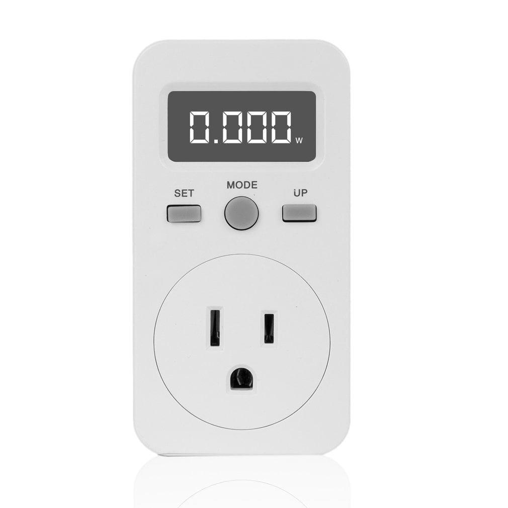 Digital Power Meter Plug-in Socket Electric Wattmeter Energy Monitor ...
