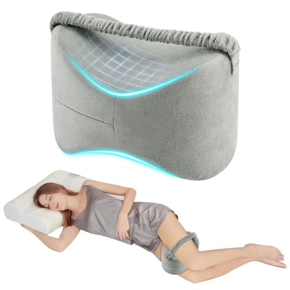 Knee Pillow for Side Sleepers - Relief from Sciatica Pain, Back/Leg ...