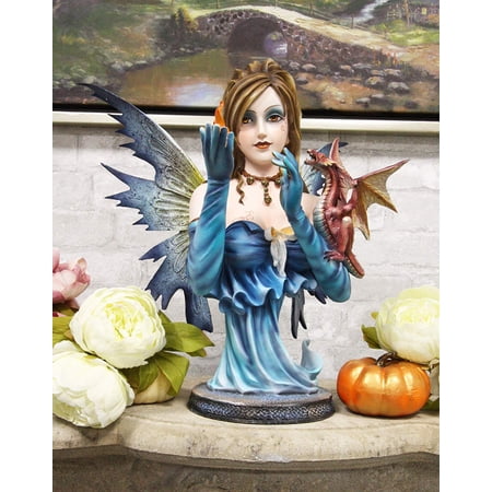 Ebros Gift Large 14.25" Tall Enchanted Fairy Garden Ice Elemental ...