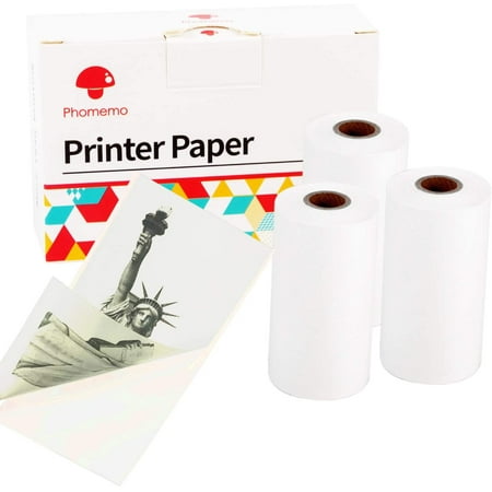 Phomemo M02/M02 pro/ M02S Printable Self-Adhesive Thermal Paper, Semi ...