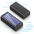 Solar Charger Portable 30000mAh Water Proof Solar Charger With LED ...