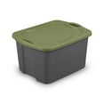 Sterilite 17.5 Gallon EZ Carry, Plastic Storage Bin, Full-Grip Handles ...