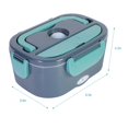12V 1.5L Portable Electric Lunch Box Food Warmer Heater Container for ...