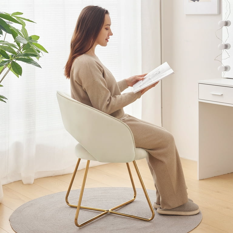 Cushioned vanity chair store