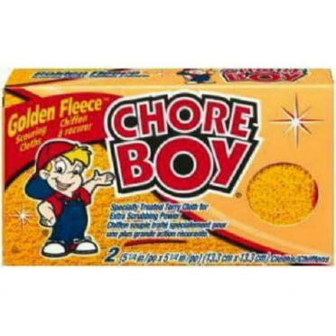 Chore Boy Golden Fleece Scrubbing Cloths 2-Units per Pack 4-Pack Total ...