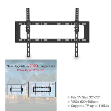 Walmart 65'' Heavy-Duty TV Wall Mount - Tilting Bracket for HDTV, Up to ...