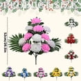 Artificial Fan Chrysanthemum for Cemetery Tomb Decoration Lifelike ...