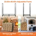 Outdoor Indoor Firewood Rack Holder, iMounTEK 4ft Heavy Duty Fire Logs ...