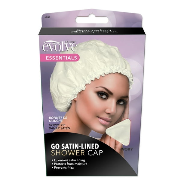 Evolve Go Satin Shower Cap, Ivory - Walmart.com