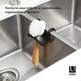 Umbra Sling Kitchen Sink Accessory, Single-Sided Sponge Holder, Black ...